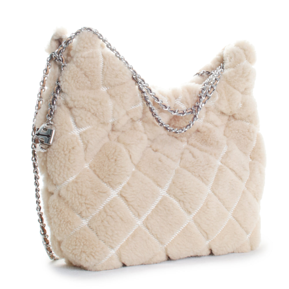 Fleming Shearling Mini Hobo – Lee Newman.com