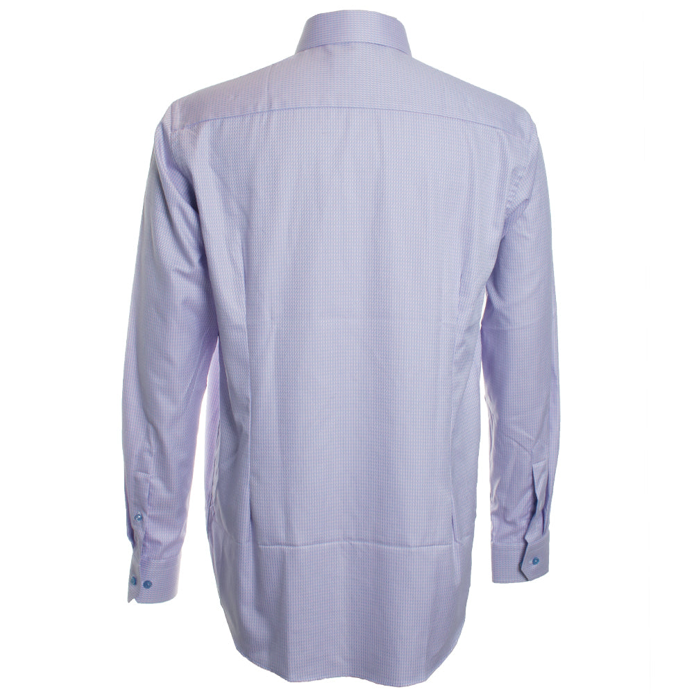 Pink/Blue Check Signature Twill Shirt – Lee Newman.com