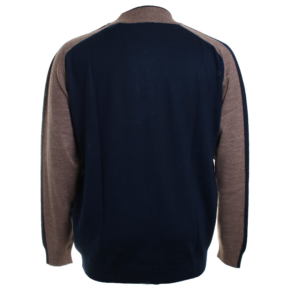 Amalfi Collection Navy Quarter Zip – Lee Newman.com