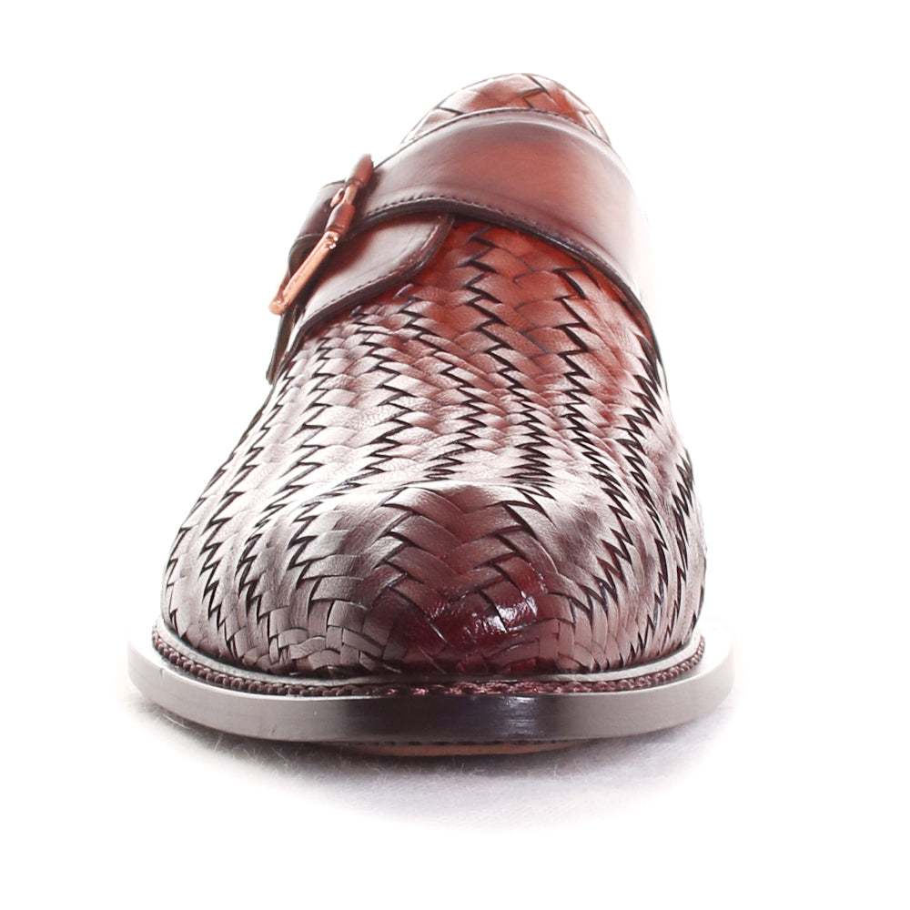 Temi Leather Monk Strap Shoes – Lee Newman.com